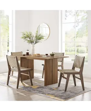 MODWAY Amistad 60 Wood Dining Table - Walnut