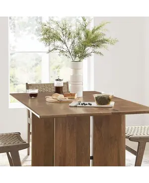 MODWAY Amistad 60 Wood Dining Table - Walnut