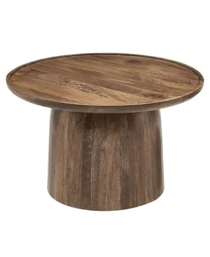MODWAY Holloway 30 Round Wood Coffee Table