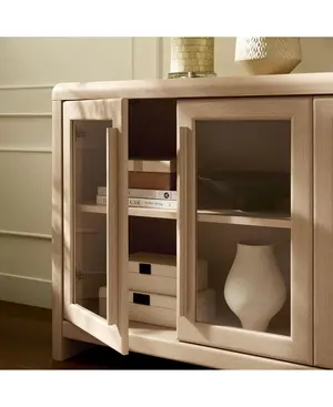 MODWAY Evren 4-door Sideboard Storage Display Cabinet