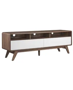 MODWAY Transmit 60 Tv Stand - Walnut White