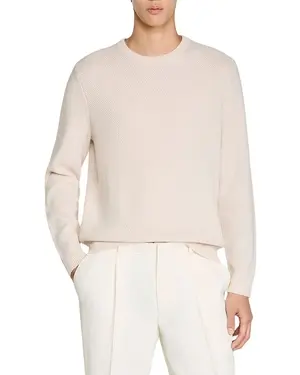 Sandro Seed Stitch Sweater - Ecru
