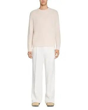 Sandro Seed Stitch Sweater - Ecru