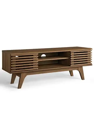 MODWAY Render 46 Media Console Tv Stand - Walnut