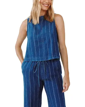 Bella Dahl Sleeveless Button Back Top