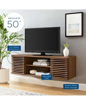 MODWAY Render 46 Wall-mount Media Console Tv Stand