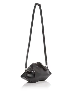 Alexander McQueen Manta Leather Clutch - Black