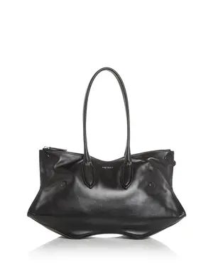 Alexander McQueen Leather Manta Bag - Black