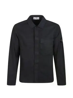 Stone Island Chest-pocket Shirt Jacket - Blue