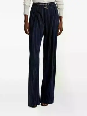 Ralph Lauren Jody Striped Trousers - Blue