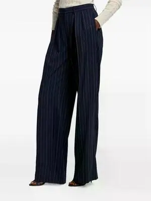Ralph Lauren Jody Striped Trousers - Blue