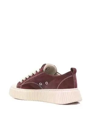 RHUN Lace-up Low-top Sneakers - Red