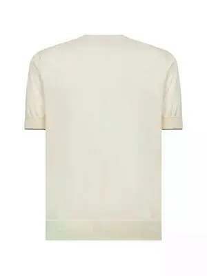 Brunello Cucinelli Ribbed Short-sleeves T-shirt - Neutrals