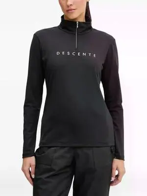 DESCENTE Zip-up Long Sleeve Top