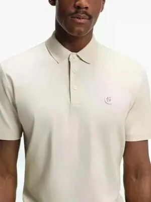 BOSS Mercerised-cotton Polo Shirt With Double B Monogram