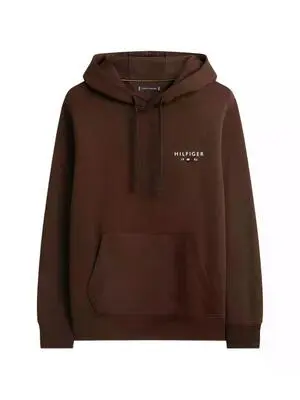 Tommy Hilfiger Logo Hoodie - Brown