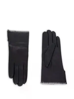 Nanushka Areli Stitch Gloves - Black