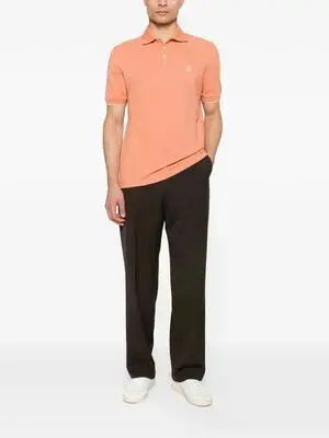 Brunello Cucinelli Logo Polo Shirt - Orange