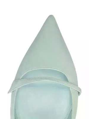 ALEXANDRE BIRMAN Tita Pointed-toe Flat Sandals - Blue