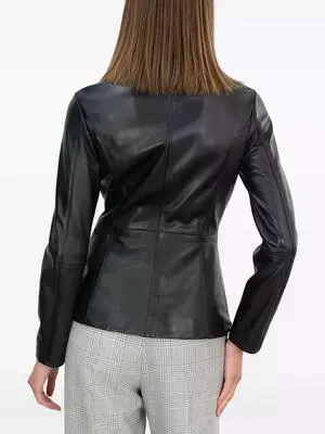 BOSS Leather Zip Jacket