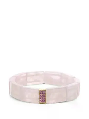 SYDNEY EVAN Sapphire And Rose Quartz Bracelet - Pink