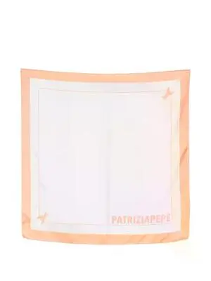 Patrizia Pepe Silk Scarf - Neutrals