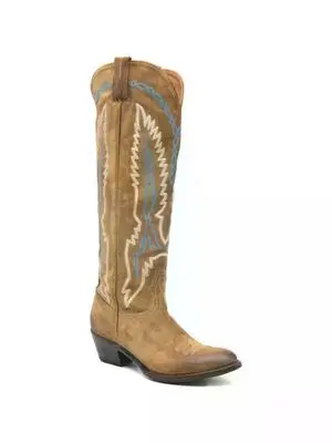 DAMY Embroidered Cowboy Boots