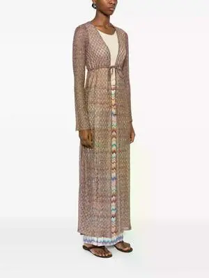 Missoni Tie-waist Textured Coat