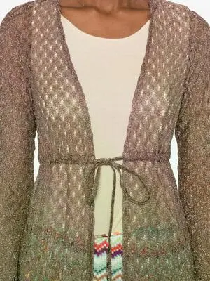 Missoni Tie-waist Textured Coat