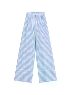 Off-white Elasticated Pants For Women