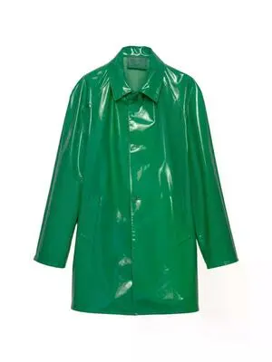 Prada Leather Shirt-style Coat
