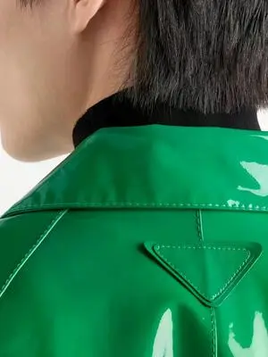 Prada Leather Shirt-style Coat