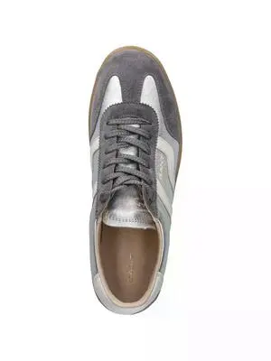 Gant Leather Sneakers - Silver