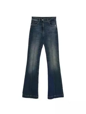 Patrizia Pepe Logo-button Flared Jeans