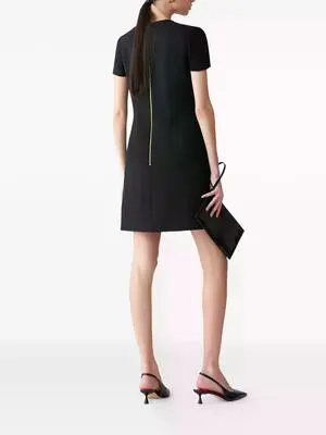 Carolina Herrera Chrysanthemum-embroidered Mini Dress
