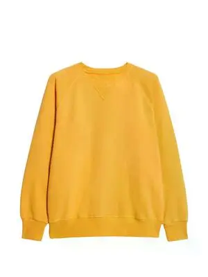 FORTELA Harvard Raglan Crew-neck Sweatshirt - Yellow