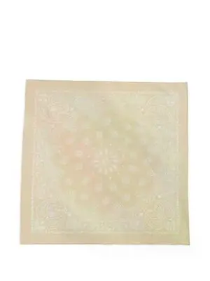 FORTELA Japanese Paisley-pattern Bandana - Neutrals