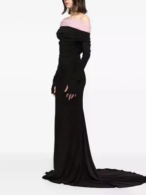 ATU BODY COUTURE Crown Off-shoulder Maxi Dress