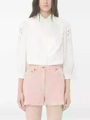 Valentino Garavani Embroidered Poplin Shirt
