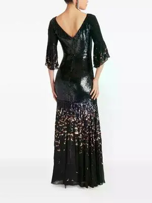 TEMPERLEY LONDON Sequin-embellished Maxi Dress