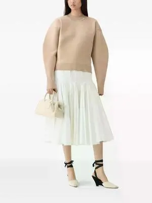 Jacquemus Logo-embroidered Piqué Sweater - Neutrals