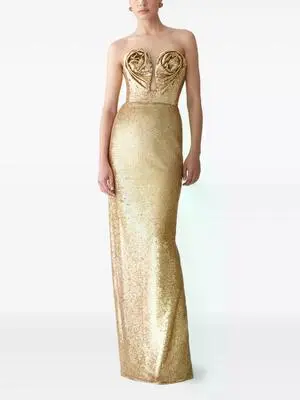 Carolina Herrera Sequin Maxi Dress