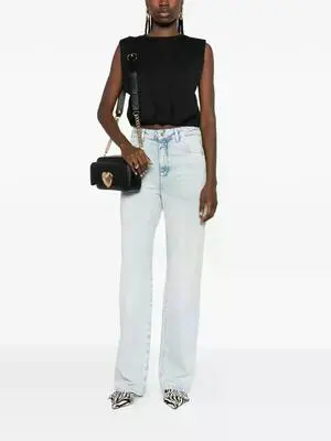 Patrizia Pepe High-waisted Straight Leg Jeans - Blue