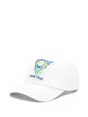 Casablanca Tennis Club Baseball Cap - White