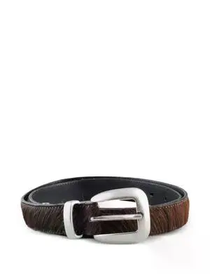 MOLEBO Fur Buckle Belt