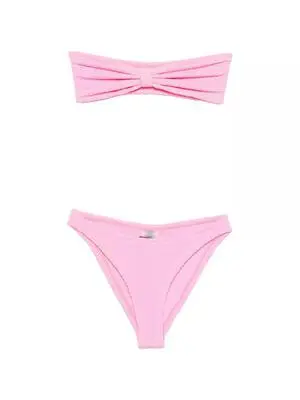 Hunza G Strapless Bikini Set - Pink