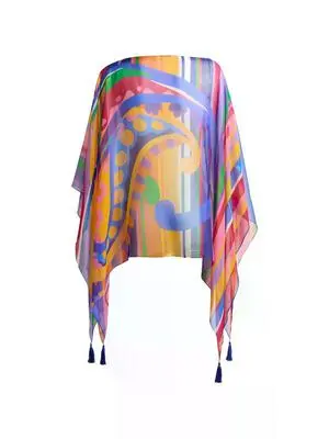 Etro Printed Poncho Blouse