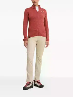 SALEWA Zipped Mock-neck Sweater