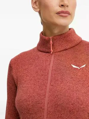 SALEWA Zipped Mock-neck Sweater