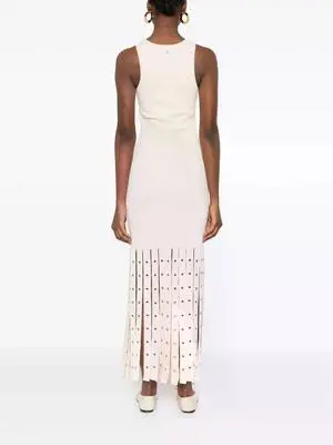 Patrizia Pepe Fringes Knit Midi Dress